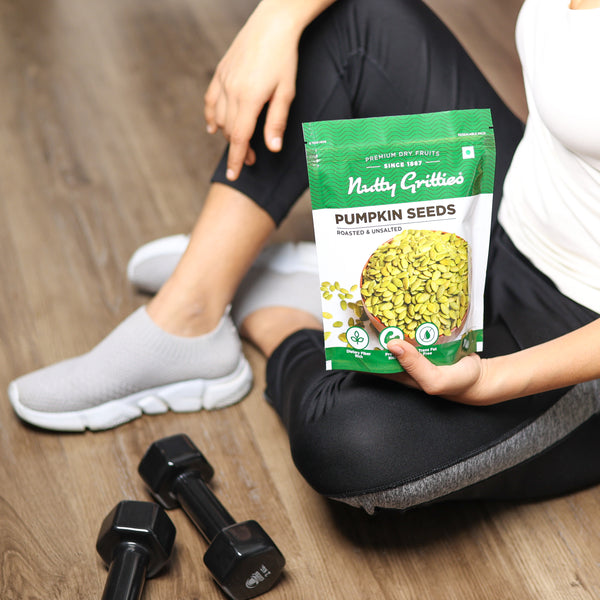 Roasted Unsalted Pumpkin Seeds 200g – Nutty Gritties